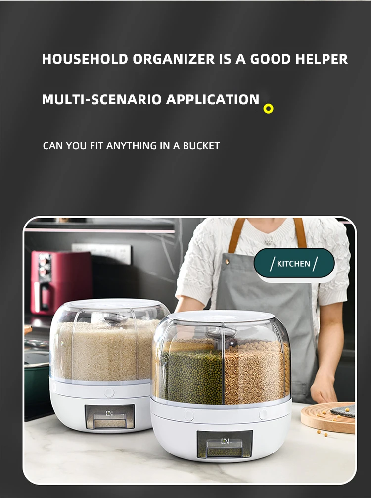 Food Grain Storage Container - Large Capacity & Freshness