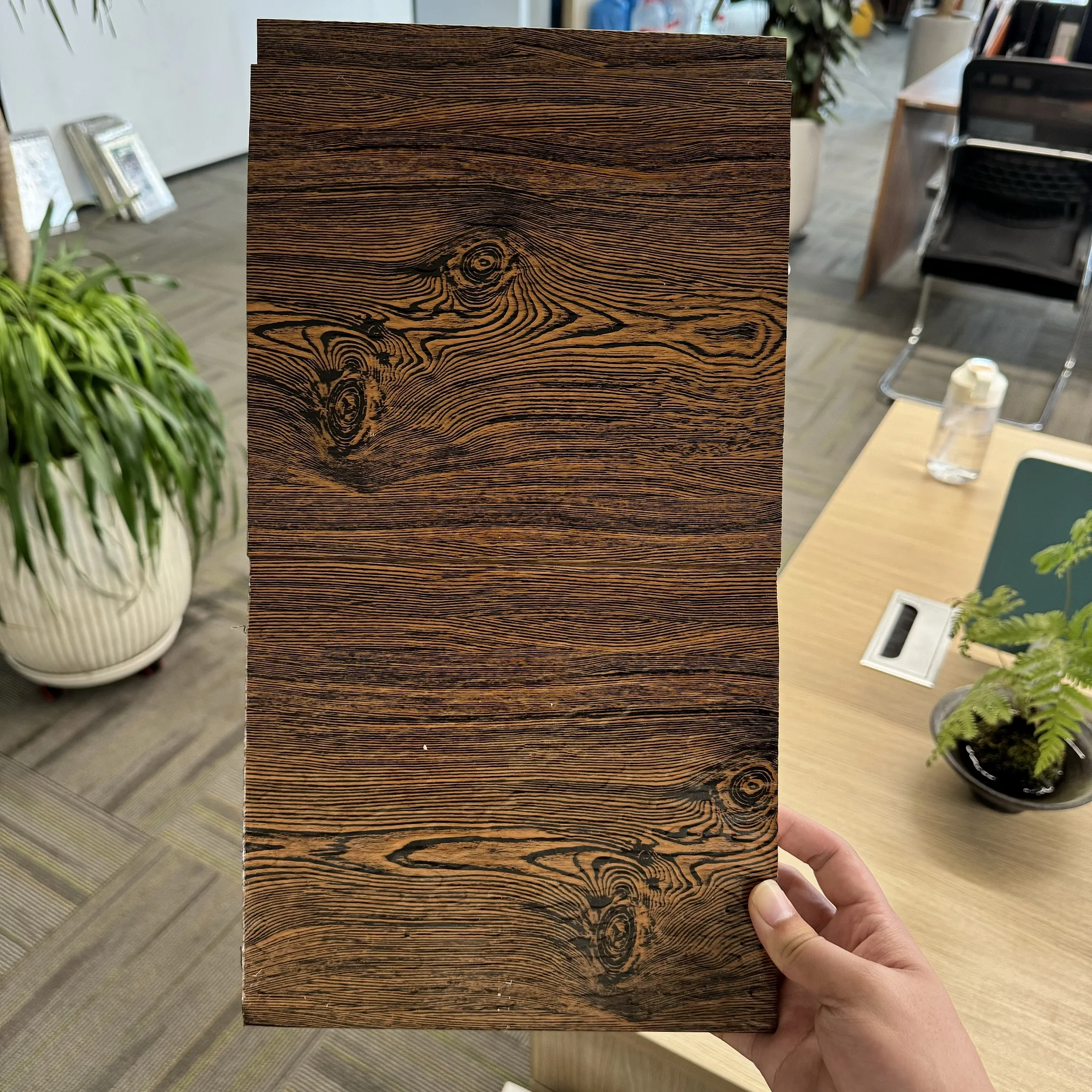 383mm Faux Wood Decorative Exterior Wall Replacement Fiber Cement Metal ...