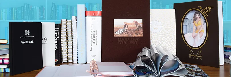 Custom Hardcover Book Printing with Multi-Colored Edges