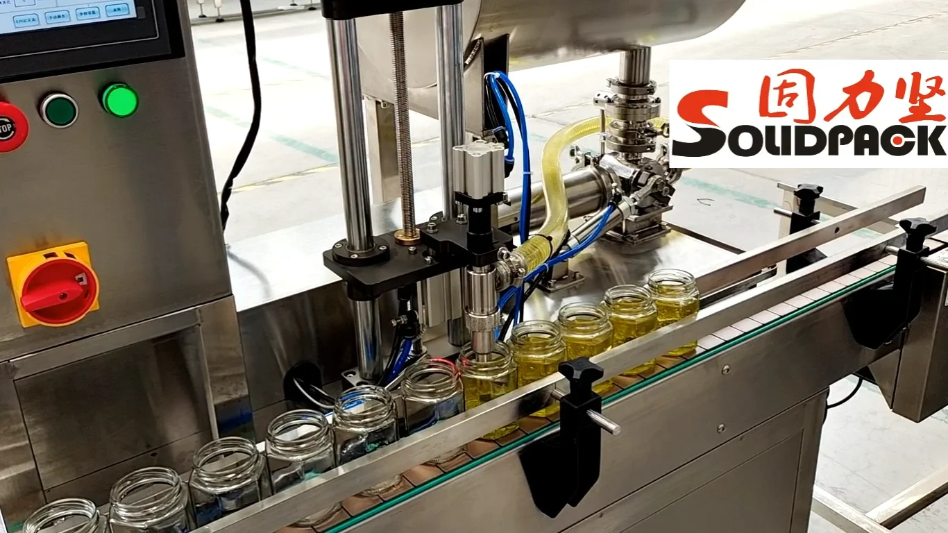 Solidpack Small Fully Servo Piston Glass Jar Processing Automatic ...