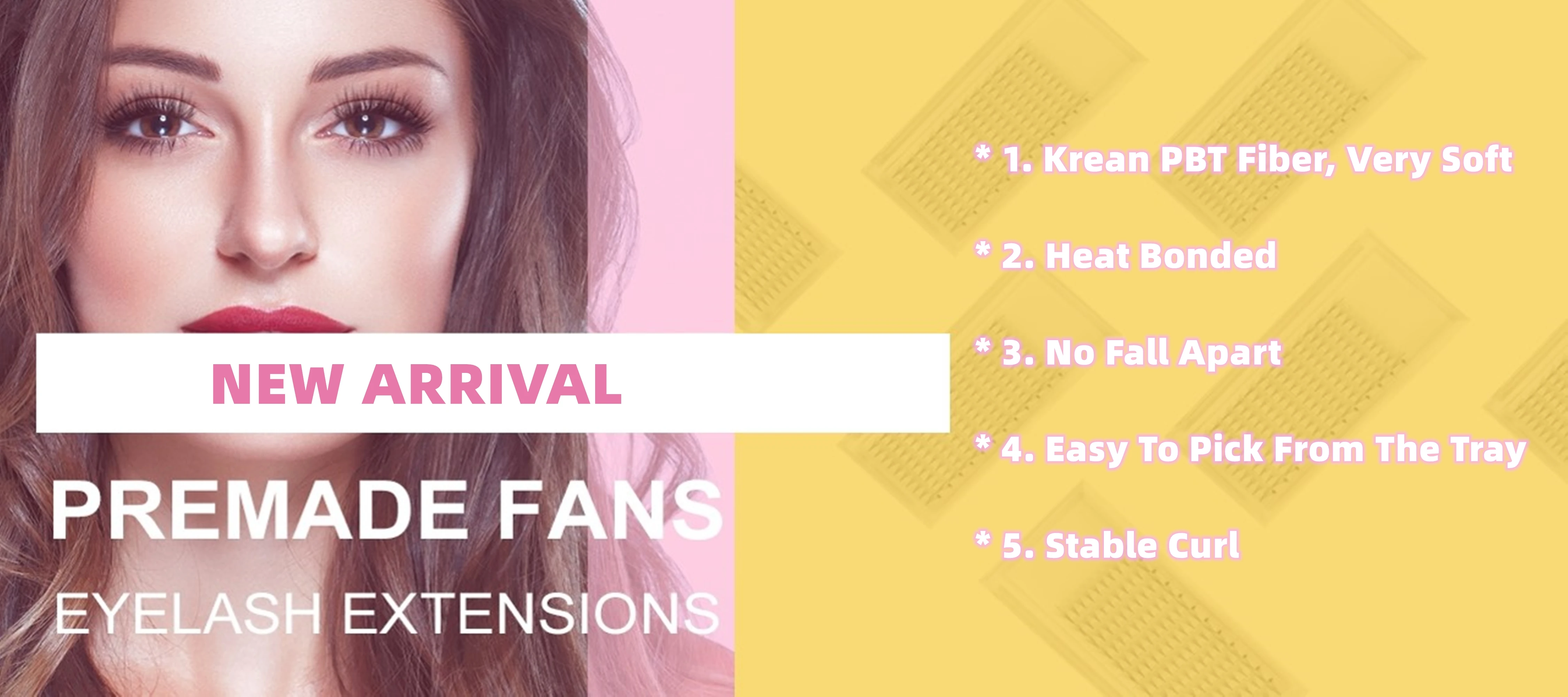 Premium Black Super Soft Premade Fans Eyelashes Extensions C D Curl 4d ...