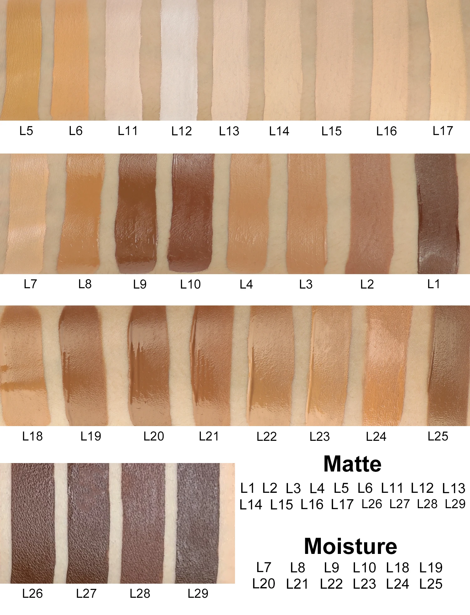 Liquid Full Coverage Long Lasting High Quality Foundation Private Label ...