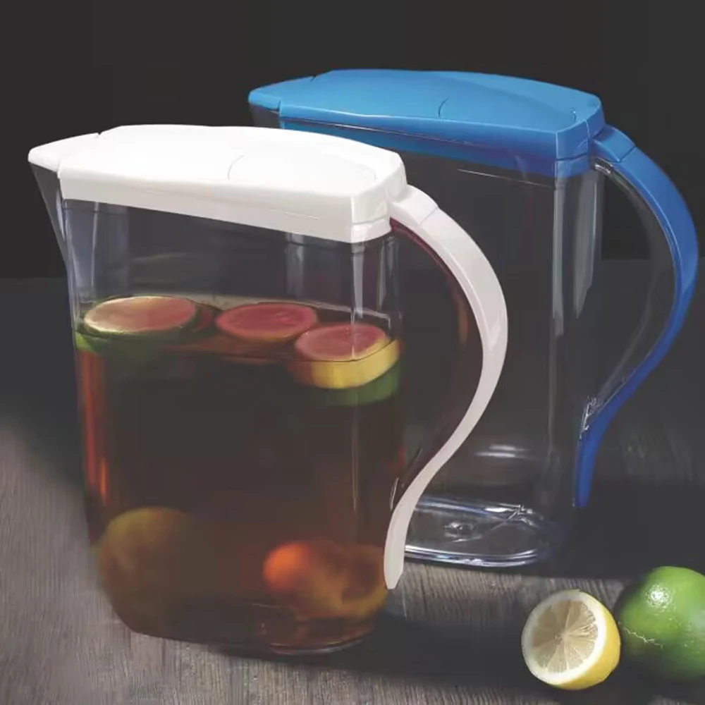 Large Size Clear Plastic Jug Rectangular Cold Drink Beverage Dispenser ...
