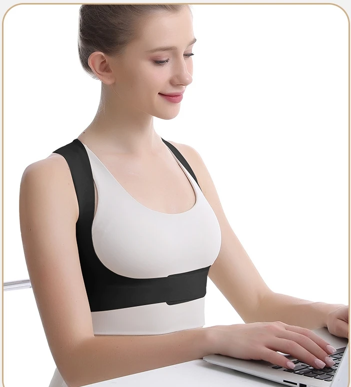 Adjustable Shoulder Back Straightener Posture Corrector Back Pain ...