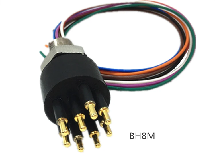 Bh8m Submarine Bulkhead 8 Pin Male Connectors Waterproof Seacon ...