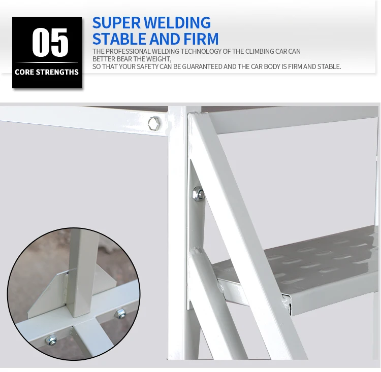 Detachable Mobile Step Ladder - Safe Climbing Platform