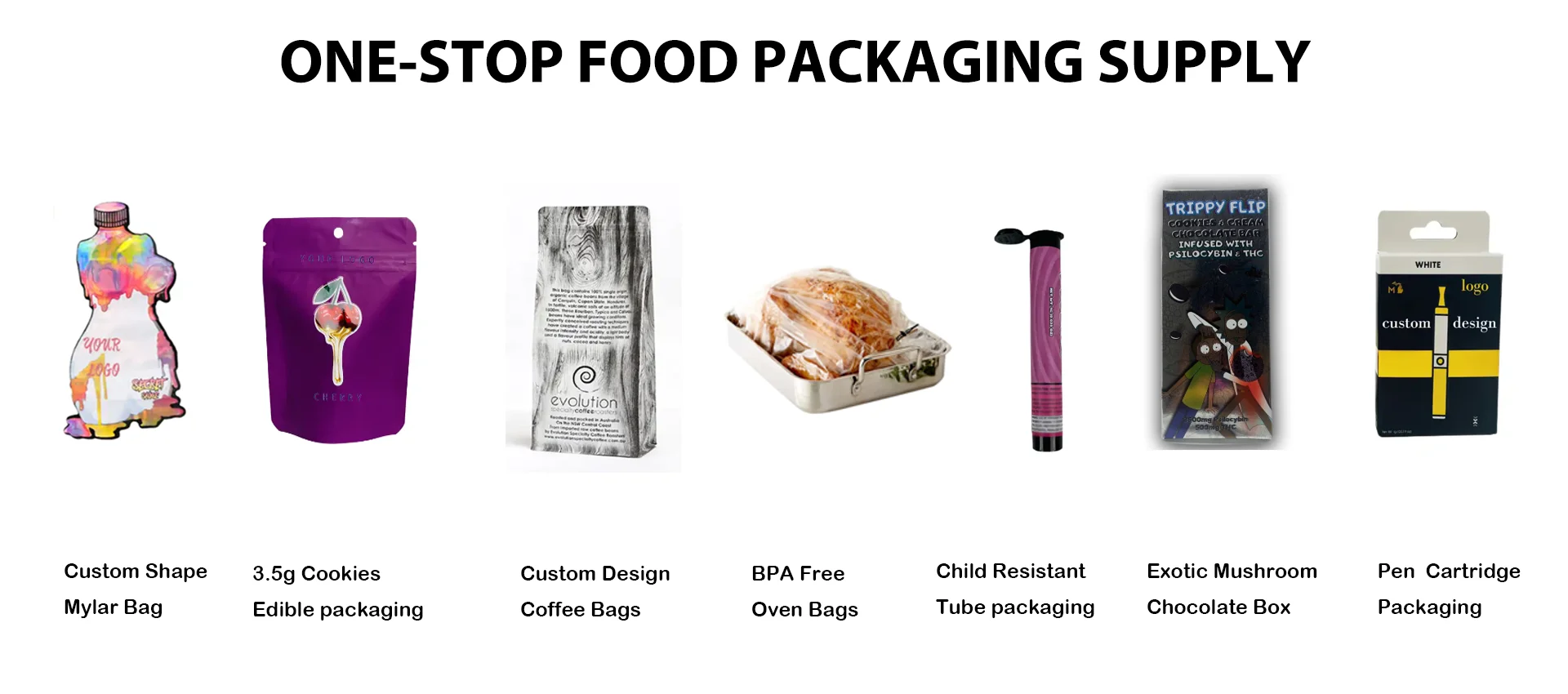 Factory Packaging High Mg Edible Mylar Bags Cookie Packing With ...