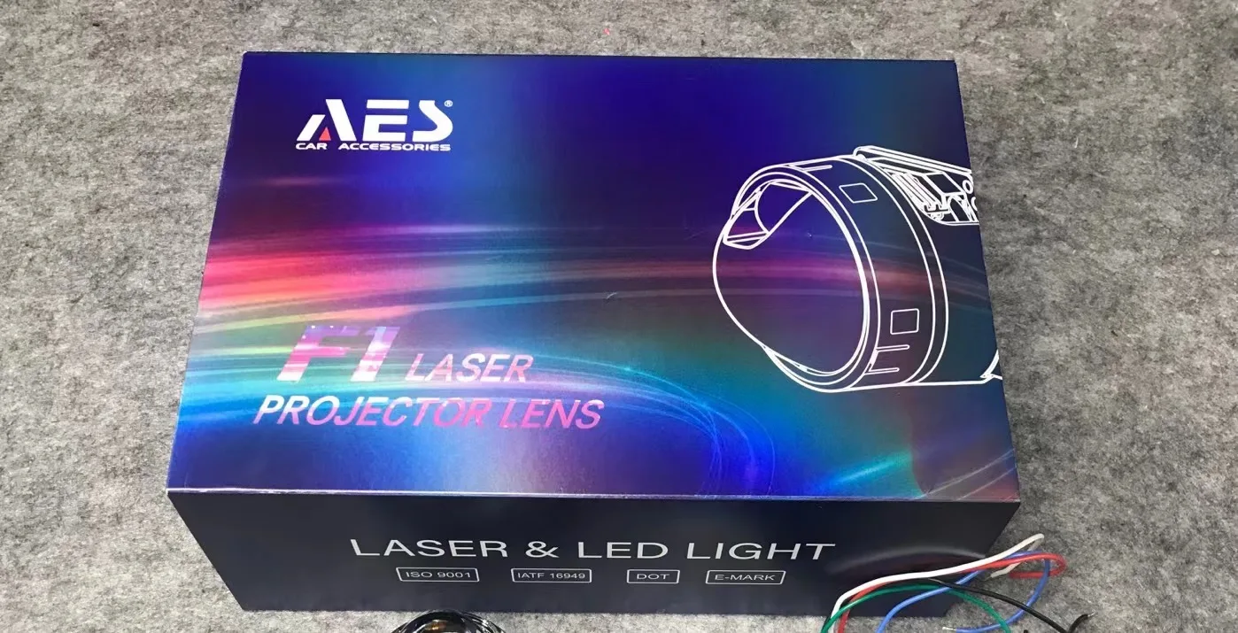 Aes Factory Direct-lighting Nichia Laser F1 Plus 3'' Bi-led Projector ...