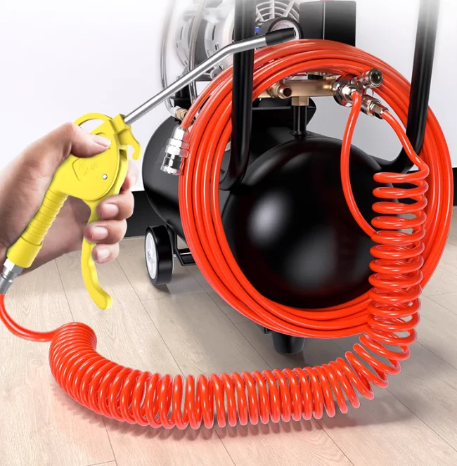 Compressor Recoil Pu Air Pneumatic Hose Spring Spiral Pipe 4mm 6mm 8mm ...