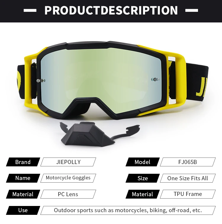 Manufacturer Custom Motorcycle Motorbike Goggles Motocross Sports ...