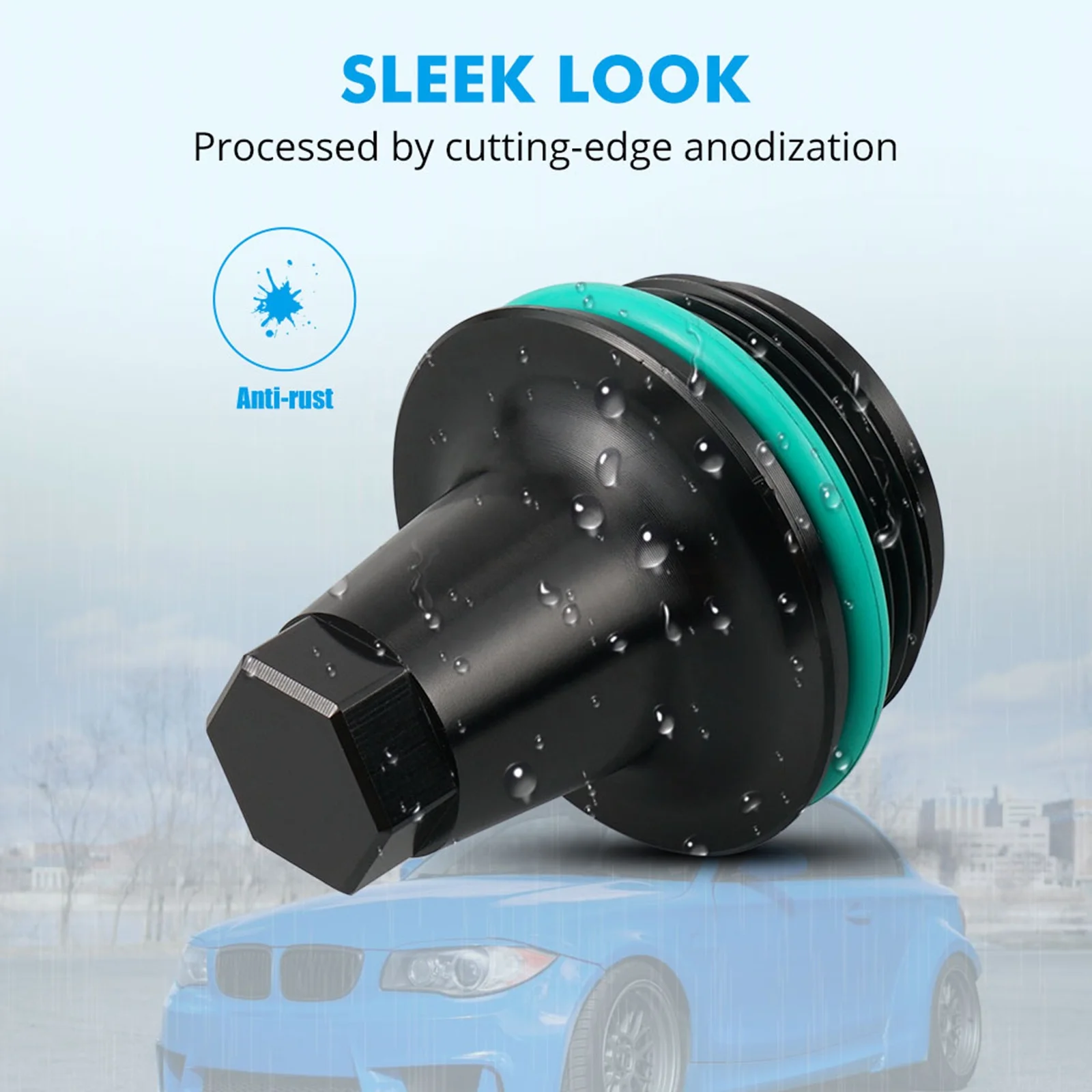 Pcv Valve Engine , Hard Anodizing Process Replacement With Seal Ring ...