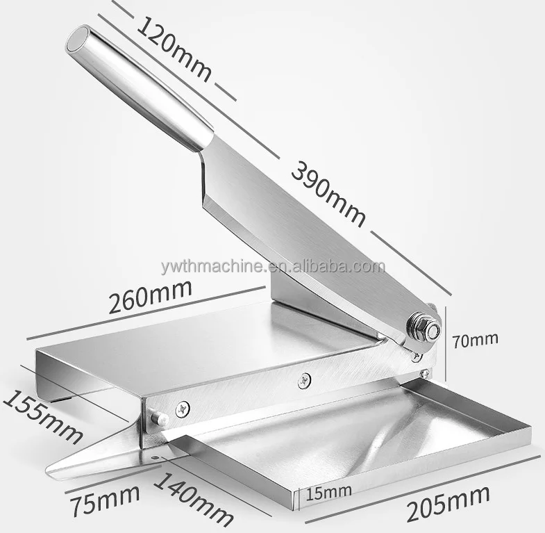 Manual Butcher Guillotine - Efficient Frozen Fish Cutter