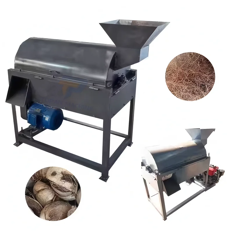 Full Automatic Bamboo Coconut Coir Extractor Shellers Machine for Palm ...