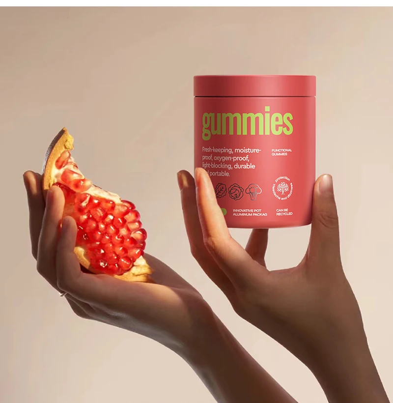 Luxury Metal Packaging - 500ml Tin Cans for Gummies