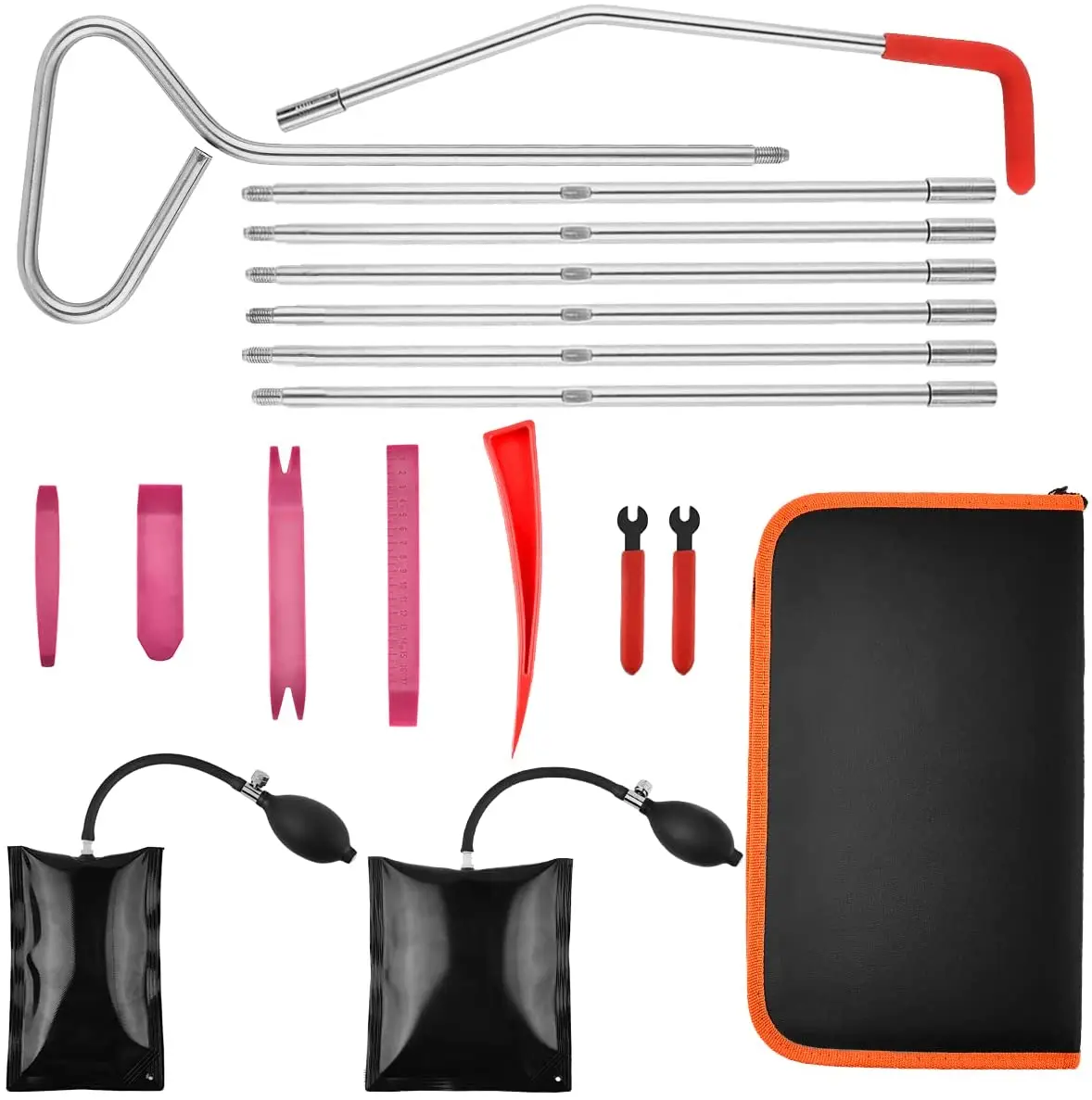 New Design 18 Pcs Car Door Unlock Tool Kit Car Door Unlocking Emergency ...