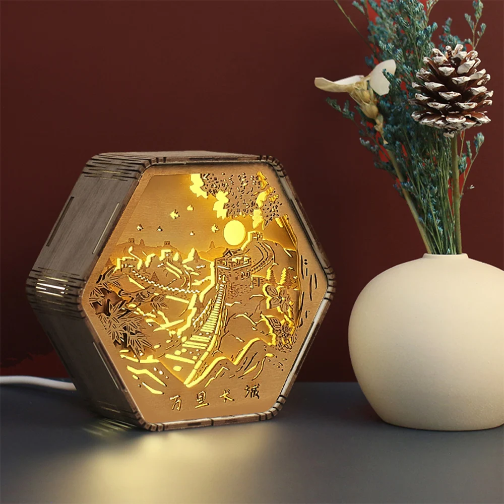 Wooden bedside lamp store