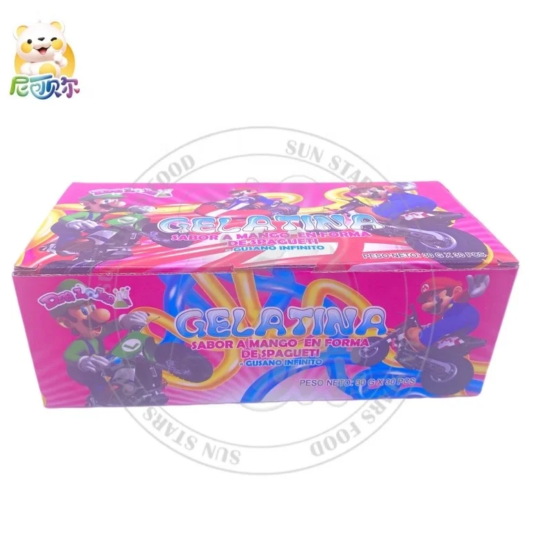 Confectionery Various Long Stick Jelly Gummy Candies For Sale Jelly ...