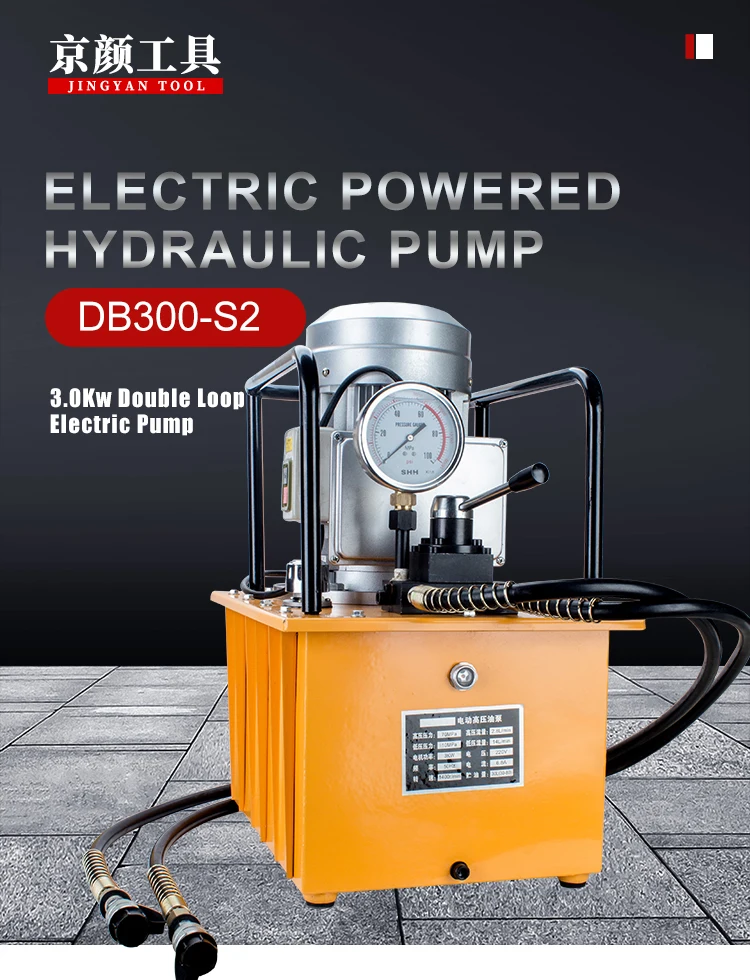 700 Bar High Pressure Electric Hydraulic Oil Pump Db300-s2 3000w ...