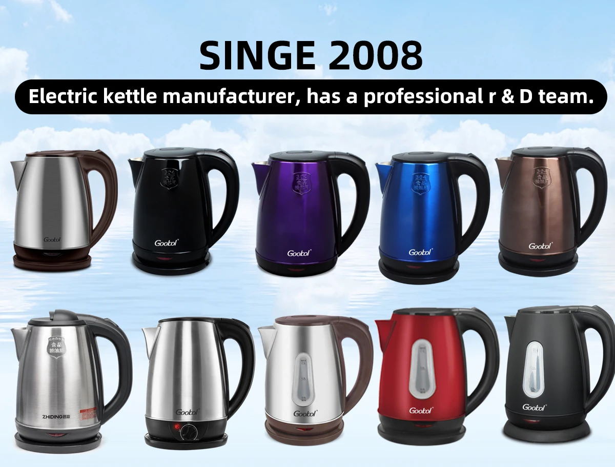 GOOBOL Cordless Electric Kettle - Efficient & Safe Brewing