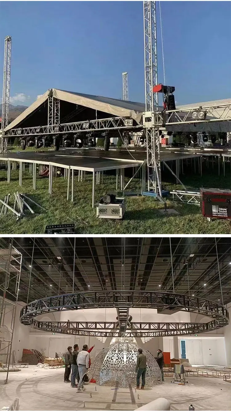 Aluminum Truss Stage Dual Truss Shelter Light Truss Column Made In ...