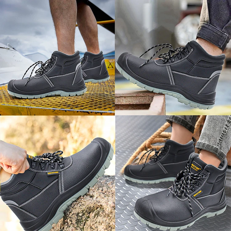 Safetyboy Waterproof Steel Toe Industrial Safety Shoes for Men - Anti ...
