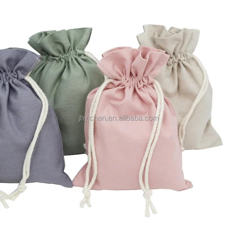 Custom Size Organic Cotton Drawstring Storage Bags for Teddy Bear ...