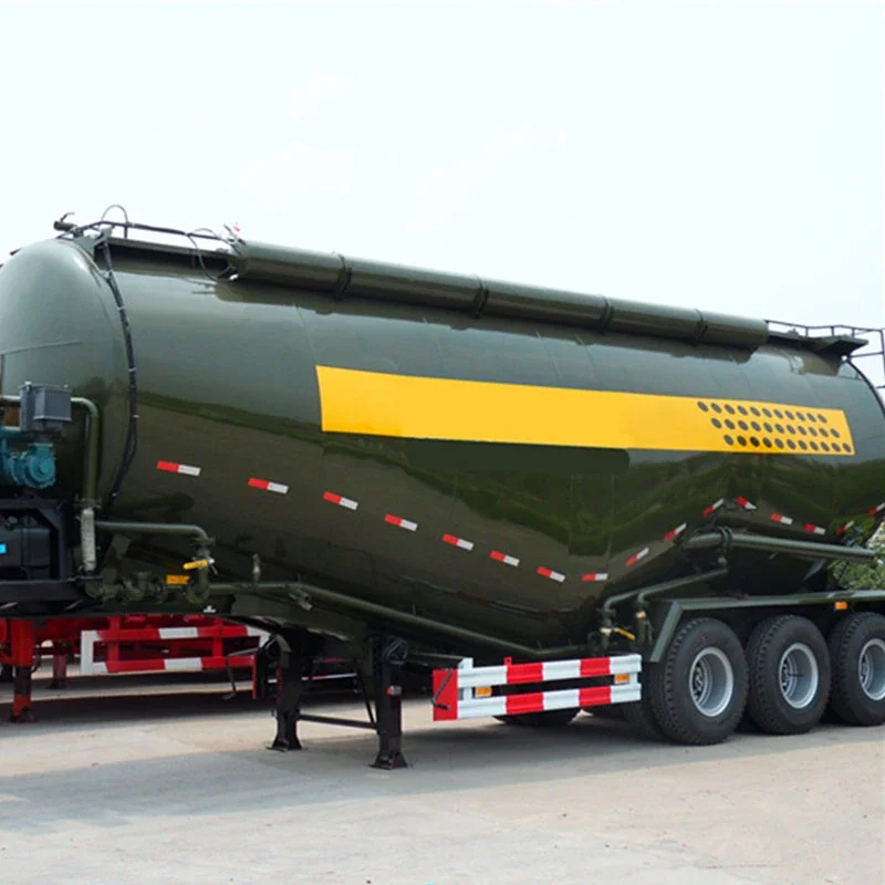 Factory Heavy Duty Dry Bulk Cement Trailer Powder Cement Bulker Tanker ...