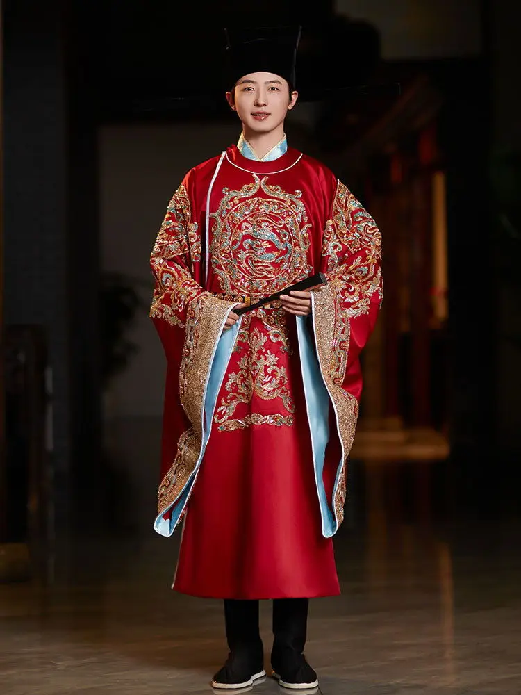 Wholesale Chinese Hanfu Dress Couple Set - Traditional Wedding Outfits ...