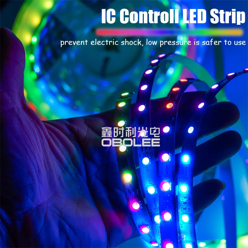 Ws2812b Rgb Led Strip,Chasing Effects Dream Color 5050smd 144 Led ...