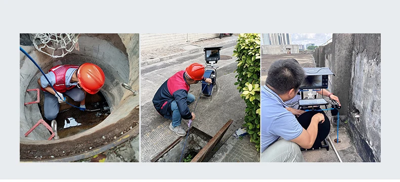 WOPSON Chimney Inspection Camera Pipeline Inspection Sewer Self ...