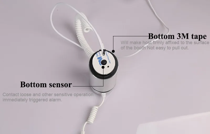 Mobile Phone Security Display Stand Cable Lock Violent Destroyed Alarm ...