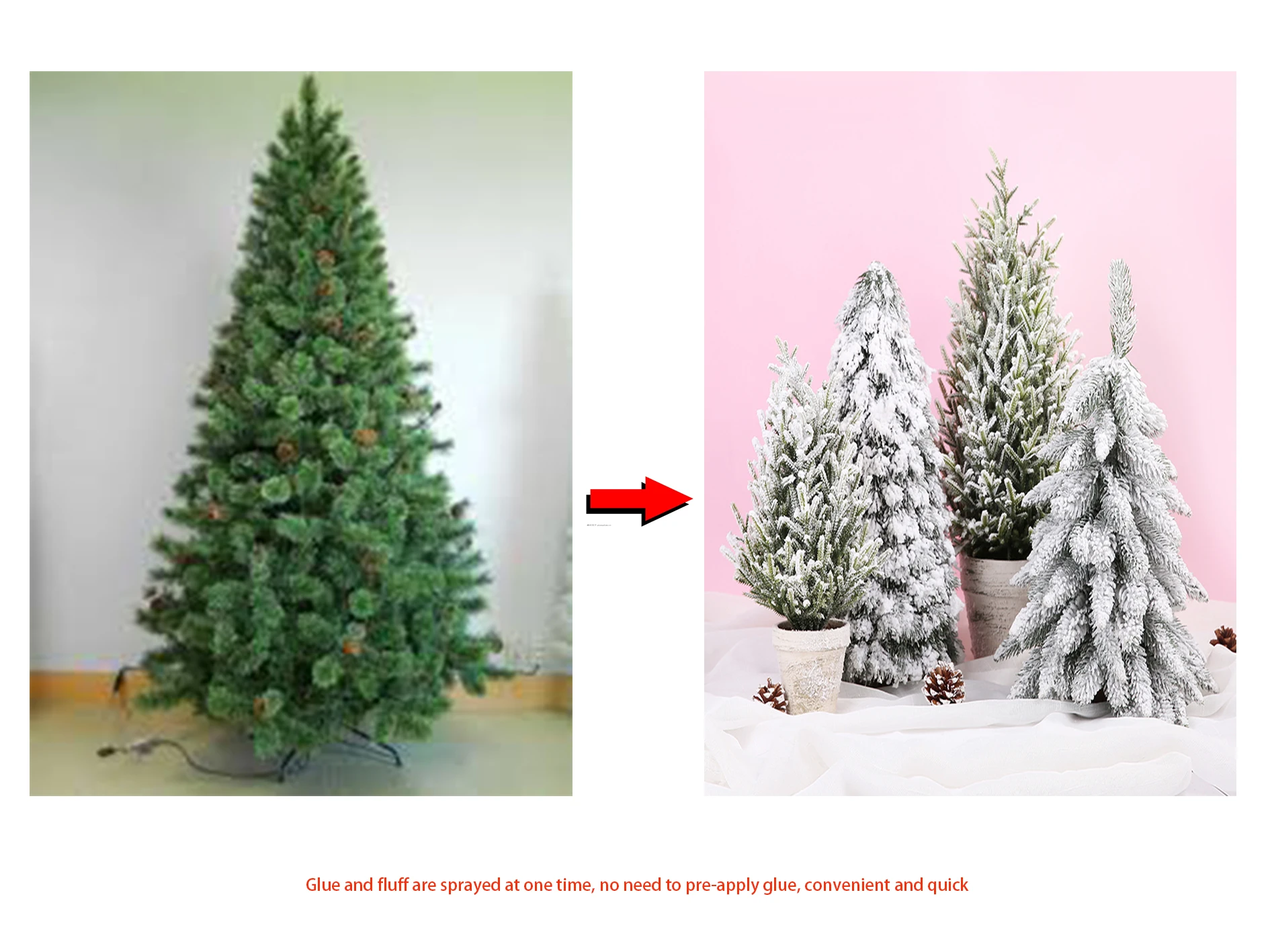 Christmas Tree Flocking Machine - Create Spinning Snow