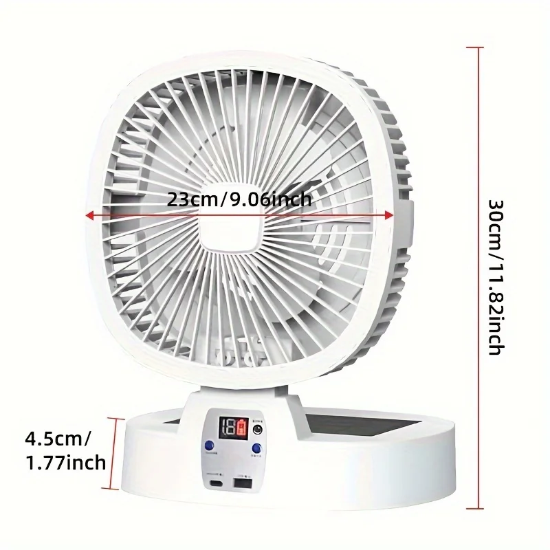 Electric Cooling Table Fans Solar Air Circulation Fan Solar ...