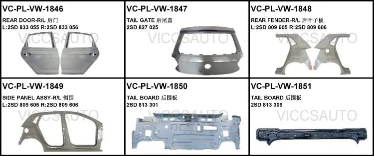 OEM 2G0 805 903B 9B9 for VW POLO 2018 HATCHBACK AUTO CAR FRONT SPOILER