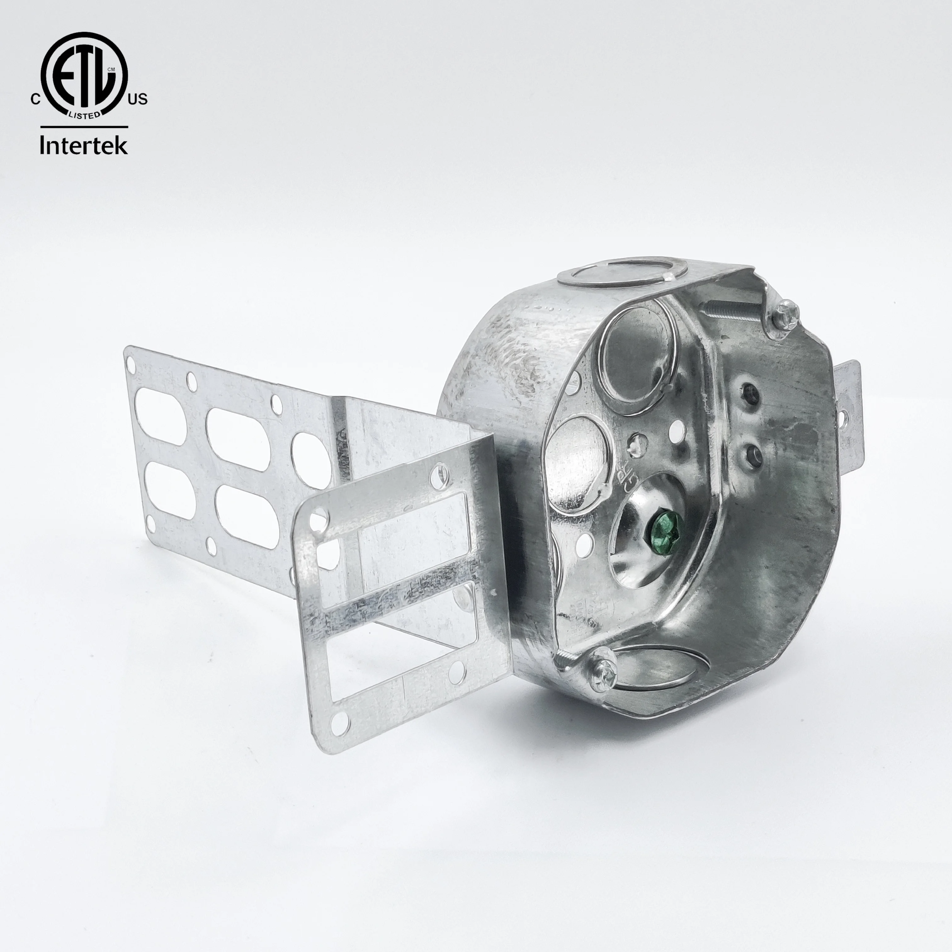 CETL 4'' Octagonal Galvanized Steel Metal Electrical Box IP55 ...