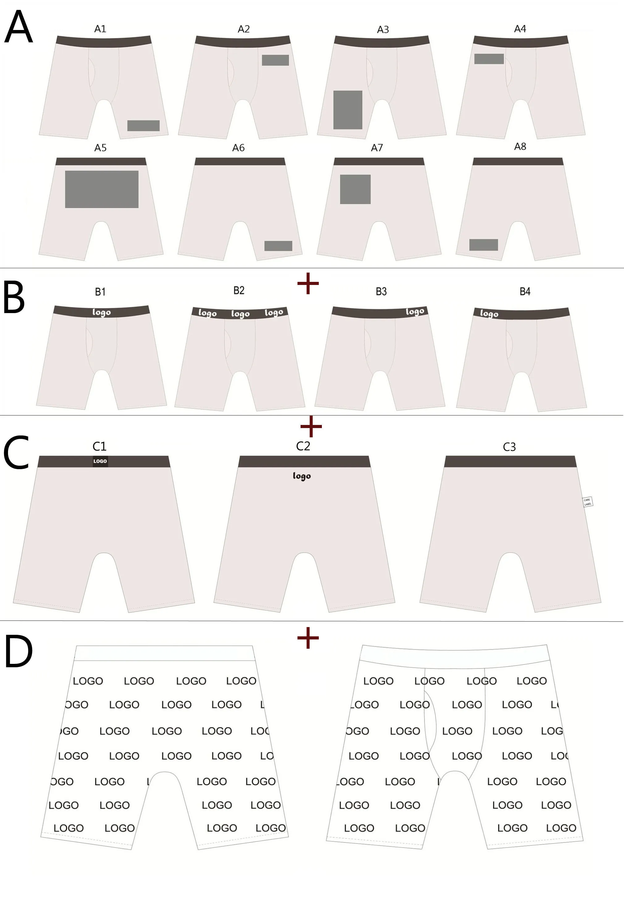 High Quality Private Label Custom Man Boxer Shorts Cotton Pour Hommes ...