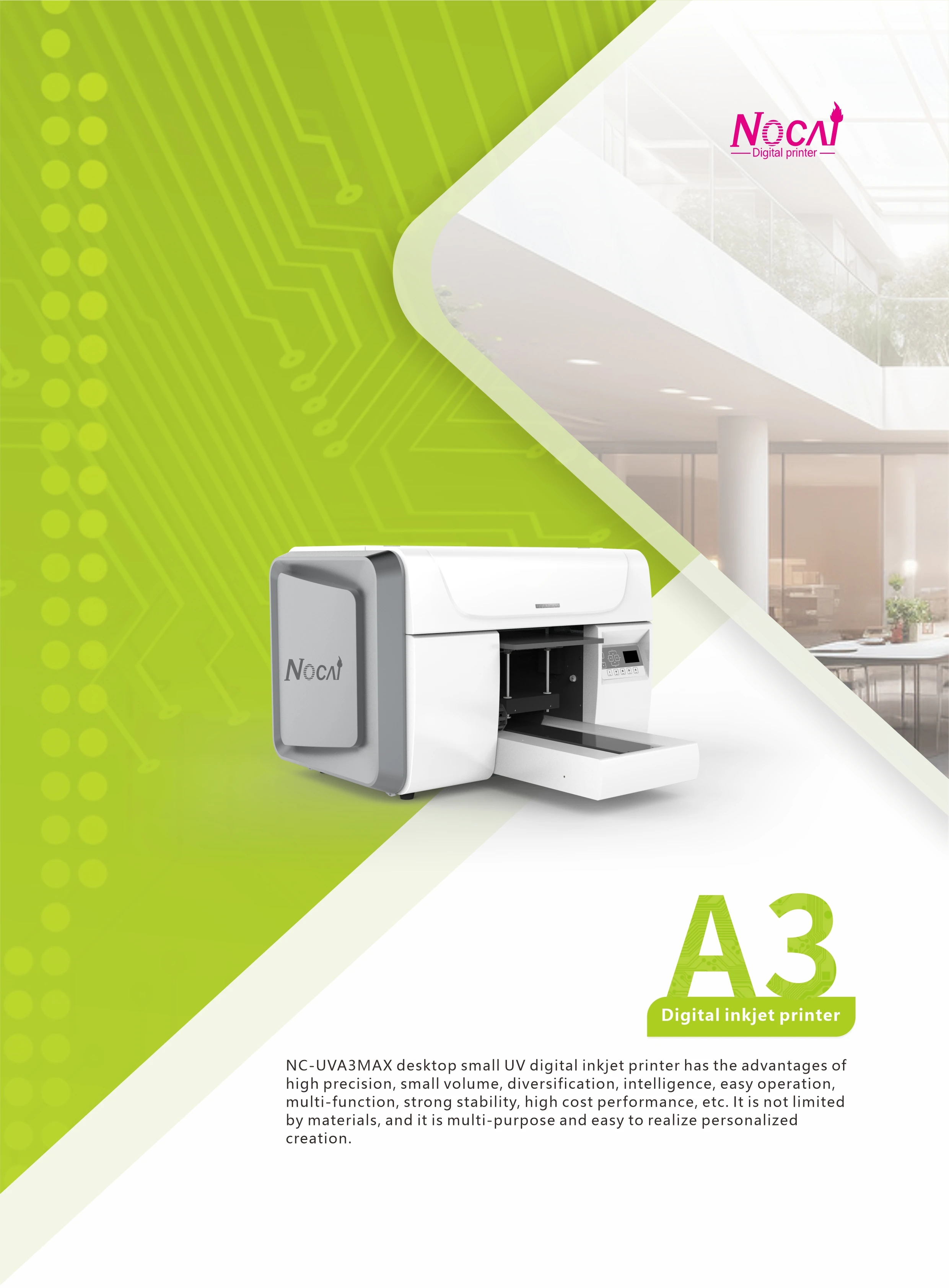 C-2024 Nocai Smallest A3MAX Inkjet Digital Flatbed DTF Printer| Alibaba.com