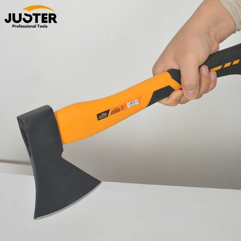 JUSTER Fiberglass Handle Camping Axe - 2000g Survival Tool