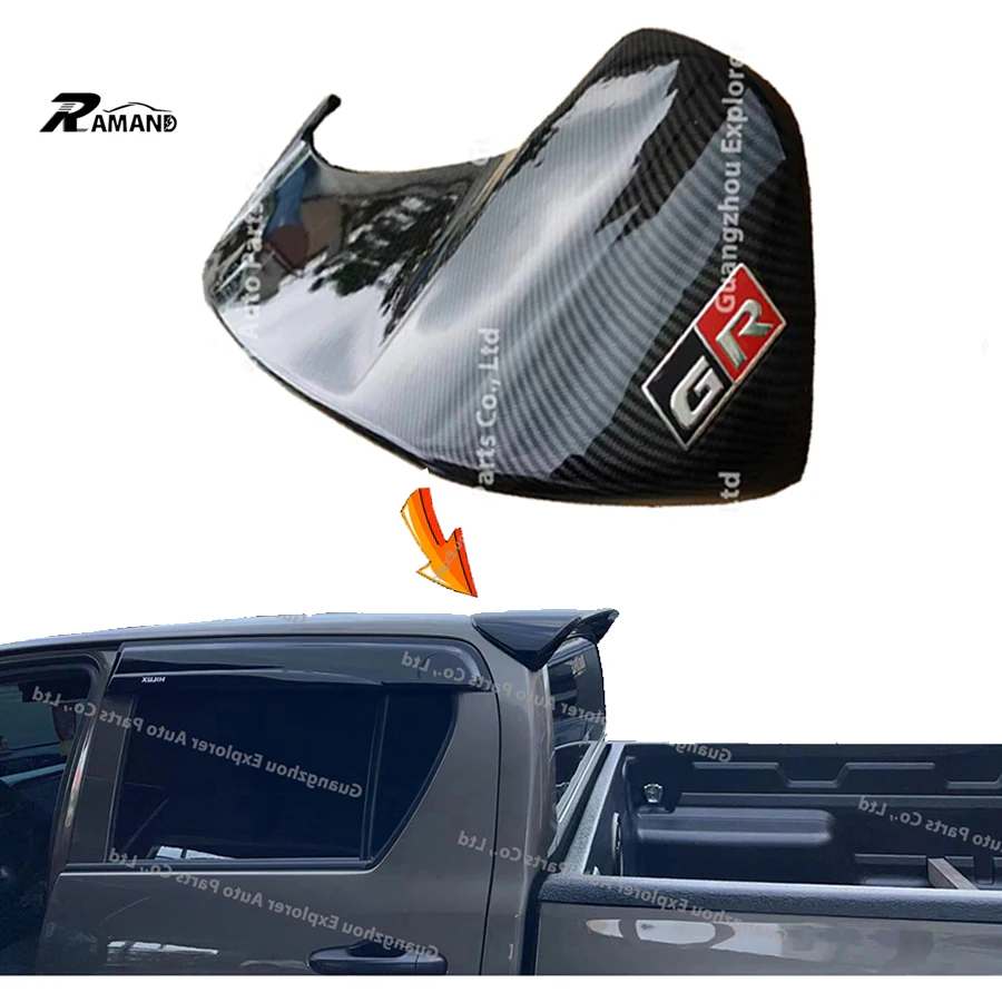 Pickup ABS Carbon Rear Wing for Hilux 2016-2024 Rear Trunk Spoiler Auto ...
