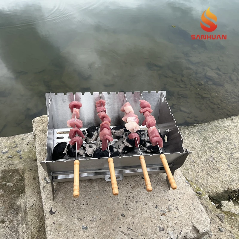 2026 Latest Style Stainless Steel Gas BBQ Grill Portable Barbeque ...