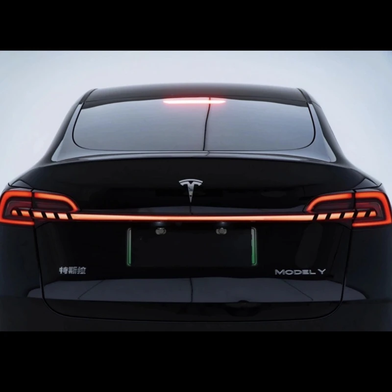 Car Full Tail Light Rear Running Brake Led For Tesla Model 3 2016-2021 ...