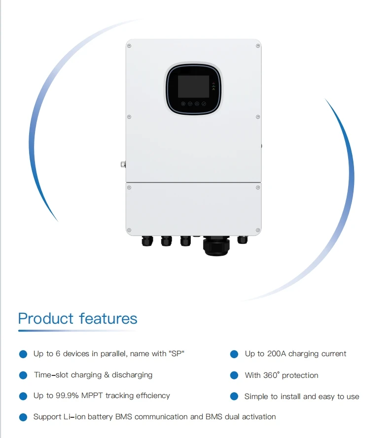 Parallel Mppt Solar Inverter Single Phase Three Phase 200a 230v 48v ...
