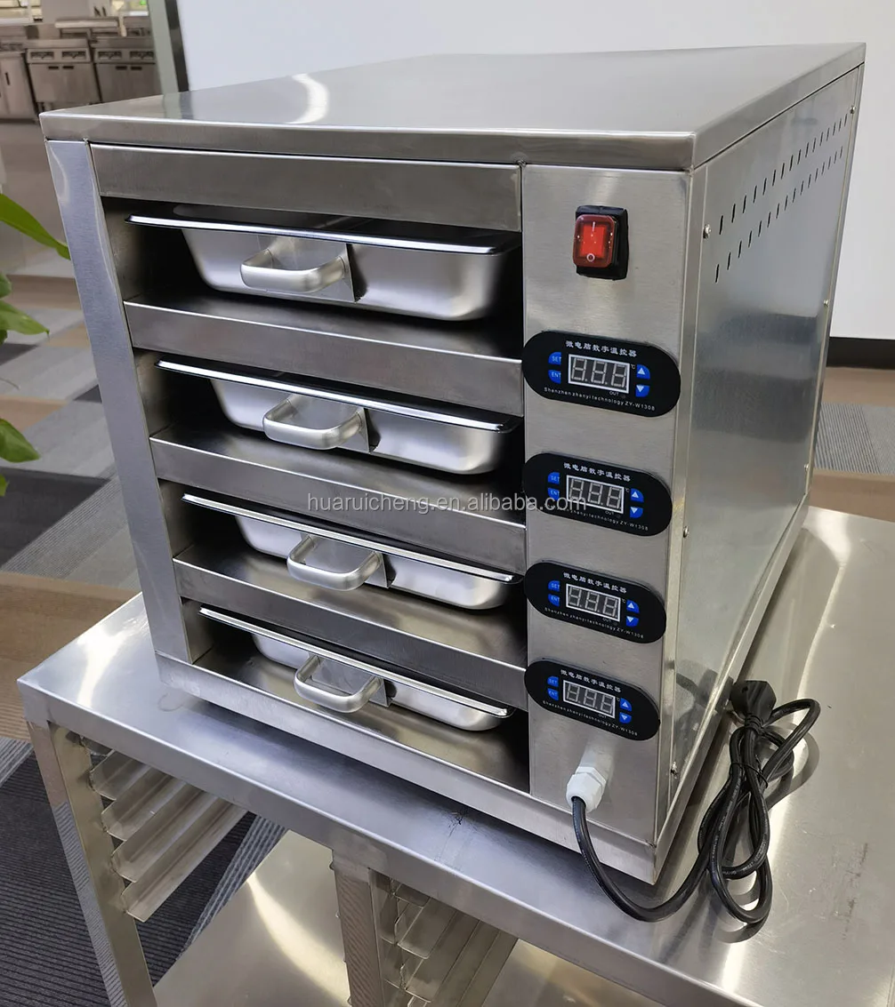 Commercial KFC 2 Layers Electric Heated Holding Cabinet - Insulated ...