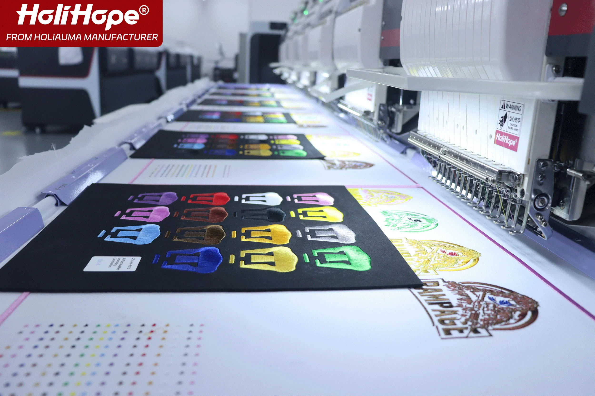 Holiauma 4 Head Embroidery Machine - High Speed & Eco-friendly