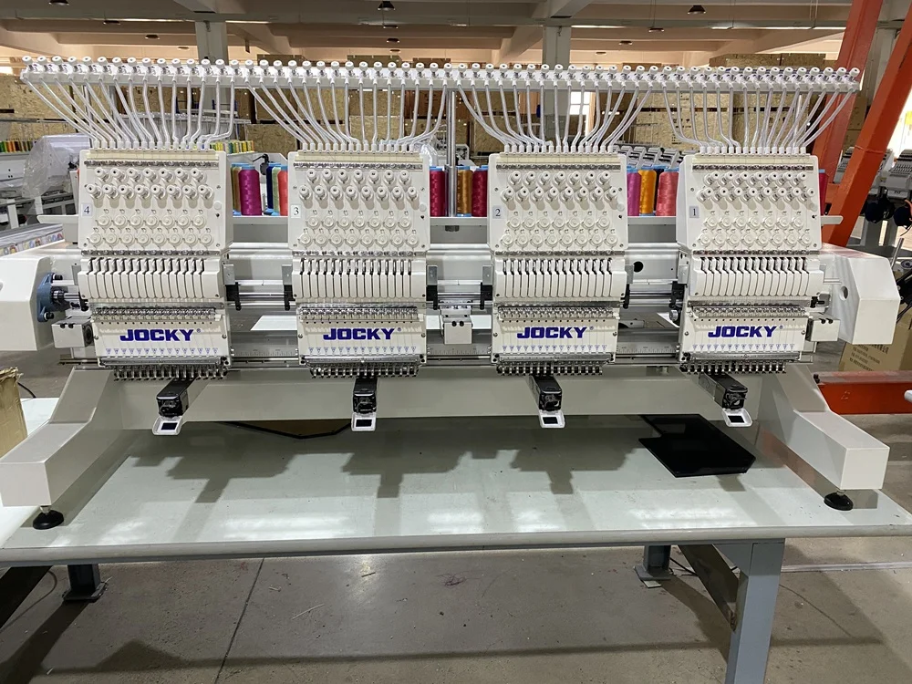 JOCKY JK-BC1204 Embroidery Machine - 4 Heads & High Accuracy