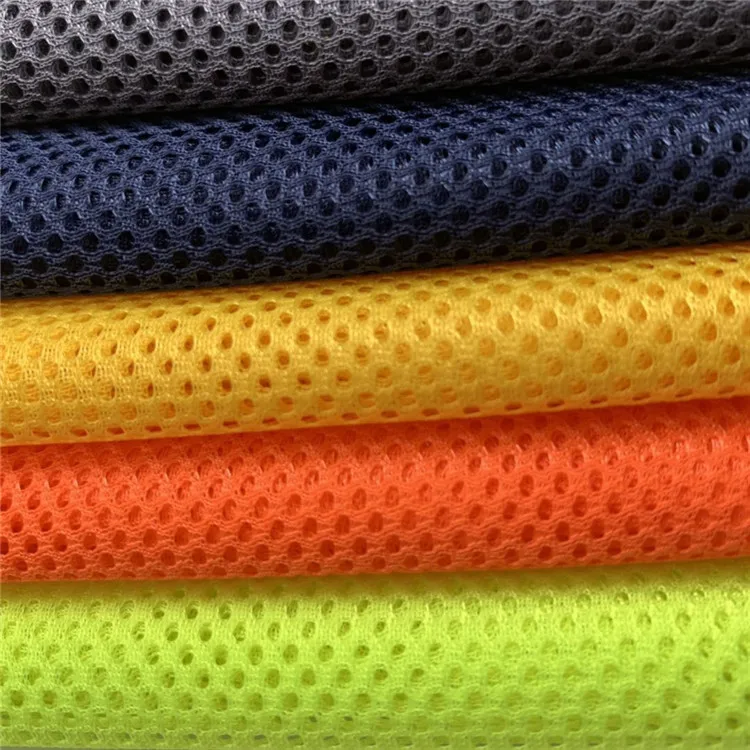 100% Polyester Warp Knitting Mesh Fabric For Sportswear Lining/bags/hat ...
