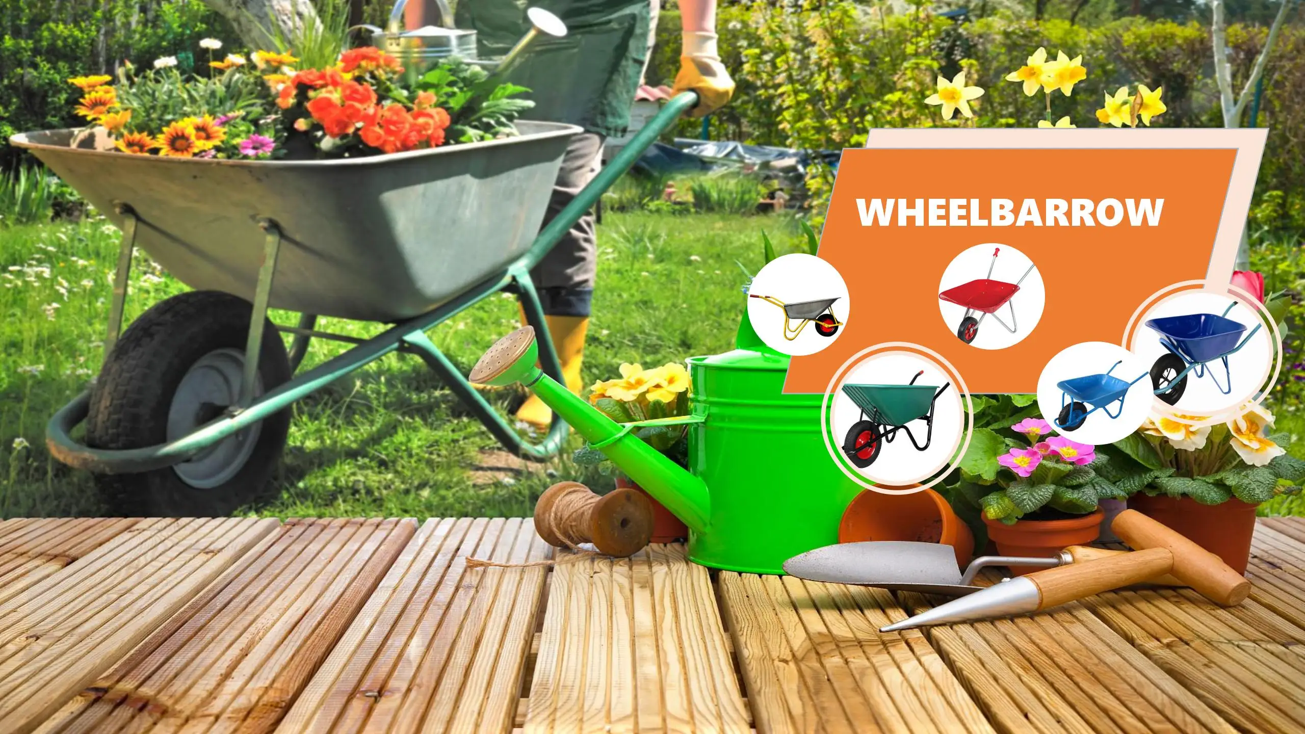 Double Wheel Heavy Duty Wheelbarrow Garden And Industrial Wheel For ...