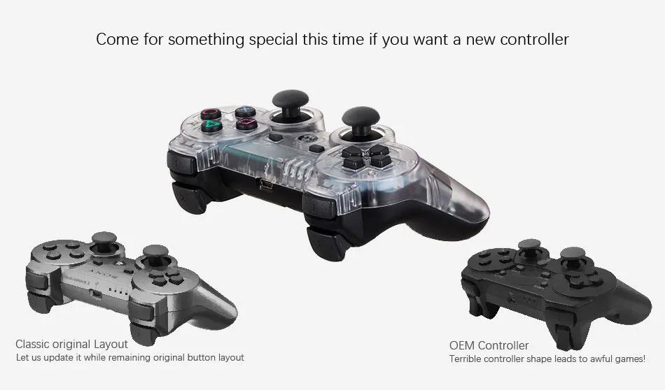 Minithink 2.4GHz Wireless BT Gamepad Controller for PS3 - Bluetooth ...