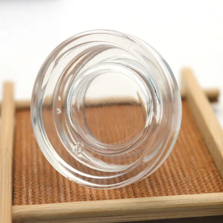 1 Gram Concentrate Container - Clear Glass Jars with Lid