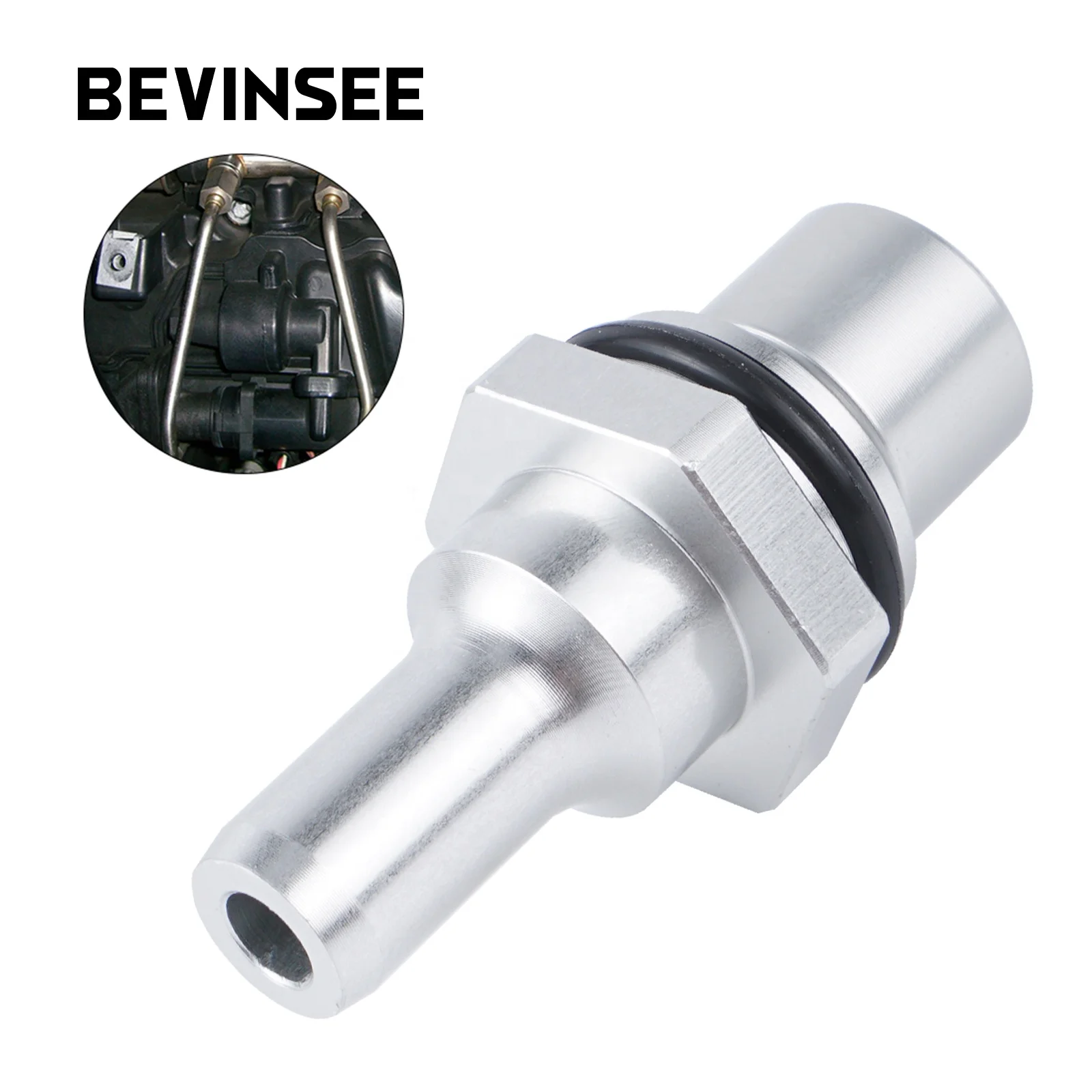 Bevinsee 1x Aluminum Pcv Valve For Bmw Twin Turbo N54 Engines E82 E88 ...